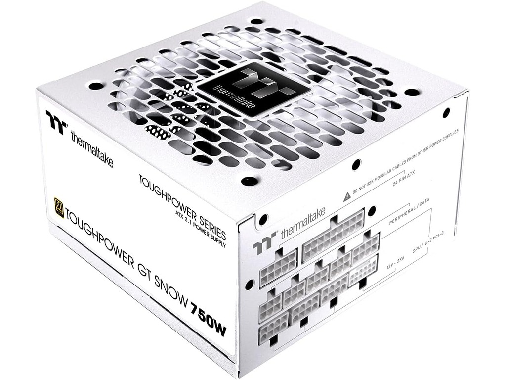 Thermaltake Toughpower GT 750w80+ Gold, full modular,ATX 3.1 native 12V ...